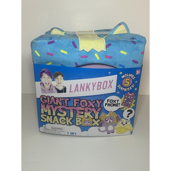 Bonkers Toys | Toys | Lankybox Bonkers Giant Foxy Surprise Snack Box ...